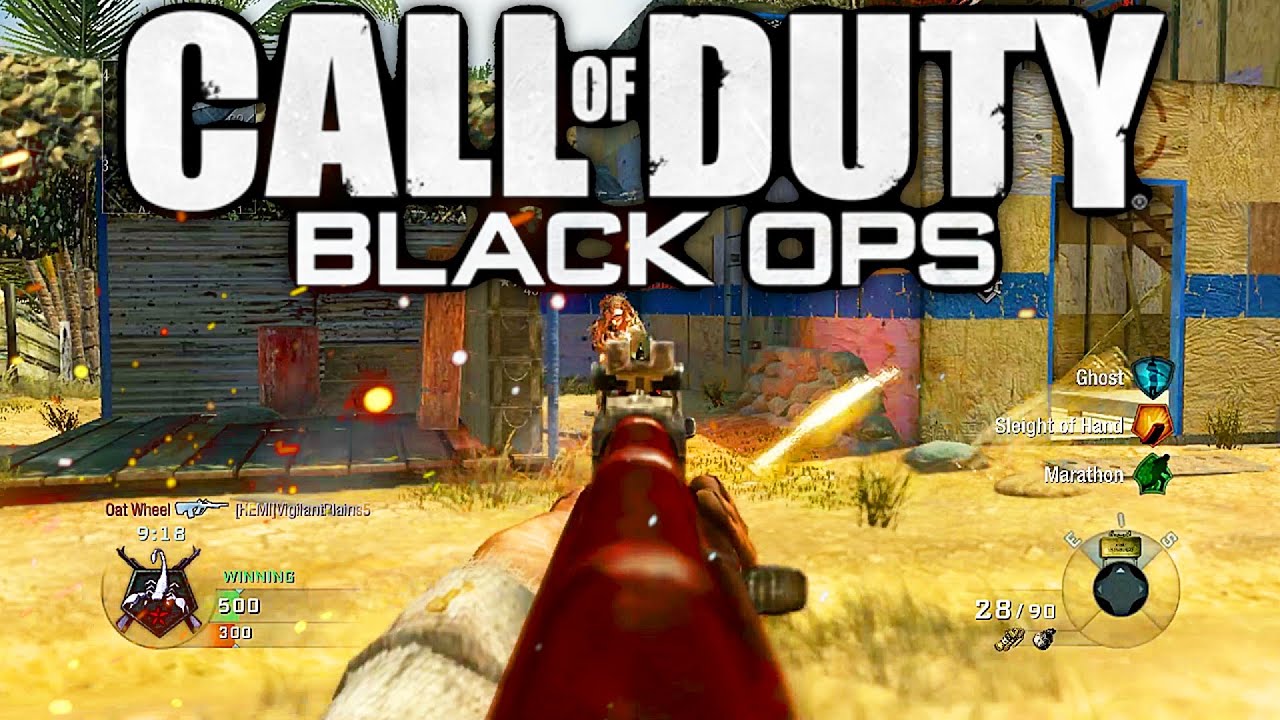Call of Duty : Black Ops 1 Team Deathmatch on OG FIRING RANGE ...