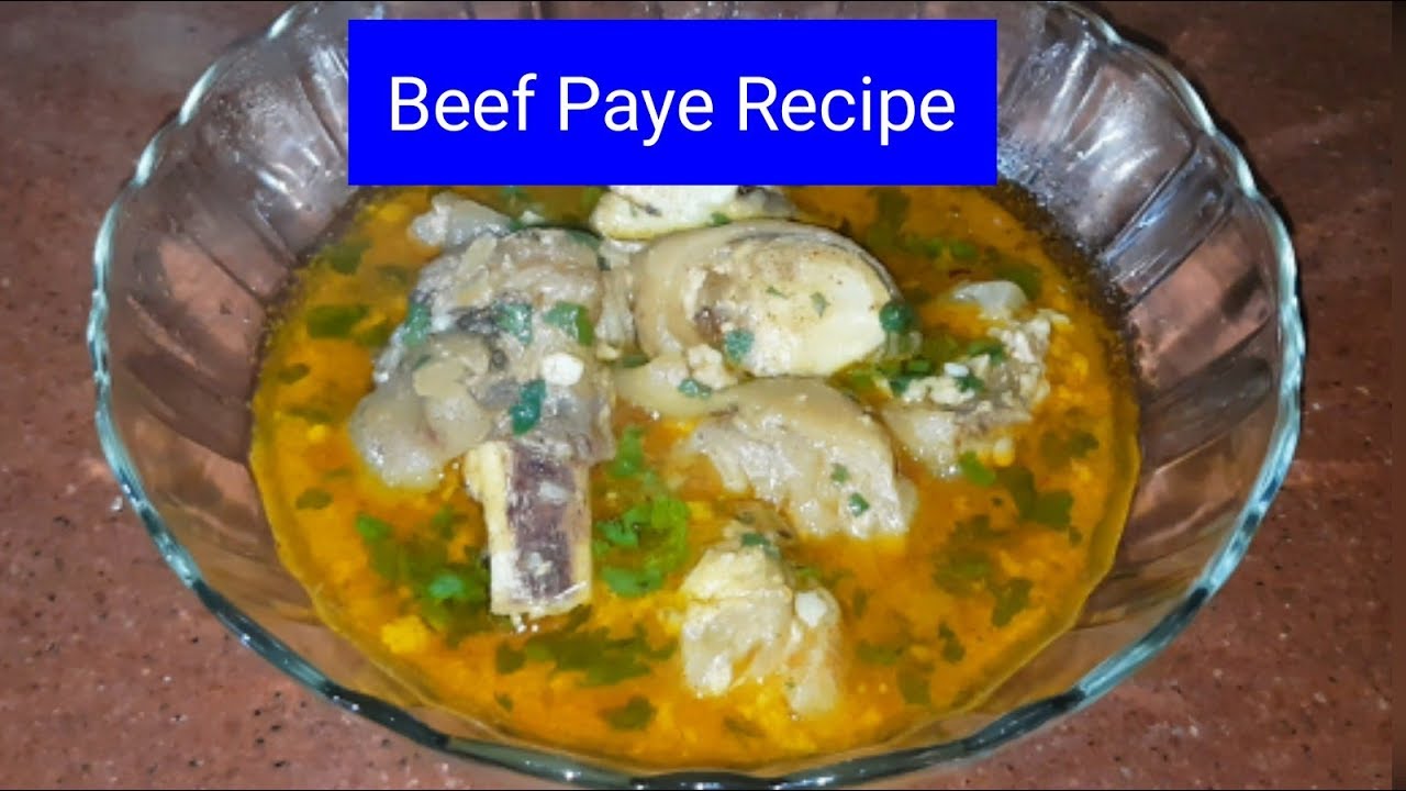 Instant Beef Paye Receipe//Bary paye in preasure cooker//preasure ...