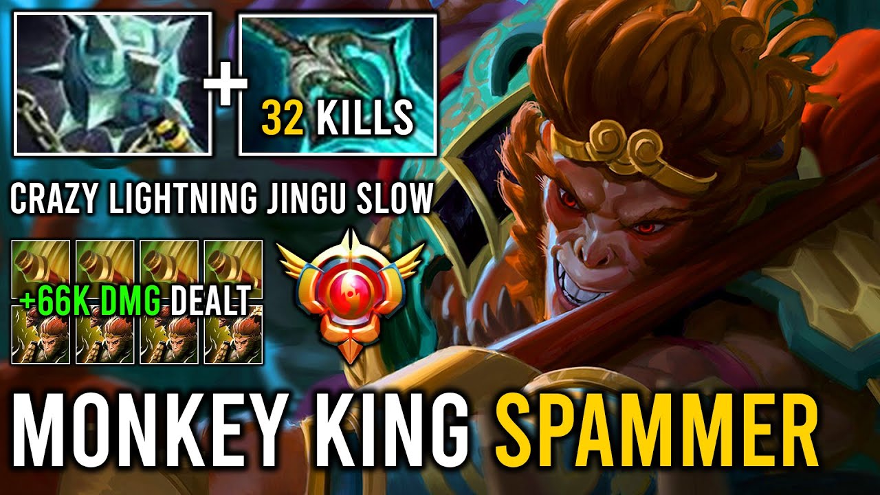 How to Solo Mid Grandmaster Tier Monkey King Crazy Lightning Jingu Slow ...