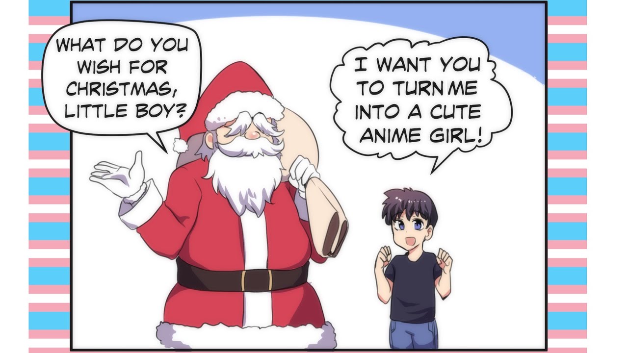 TG TF Boy to girl ( happy new year ) TG body change Gender bender Body ...