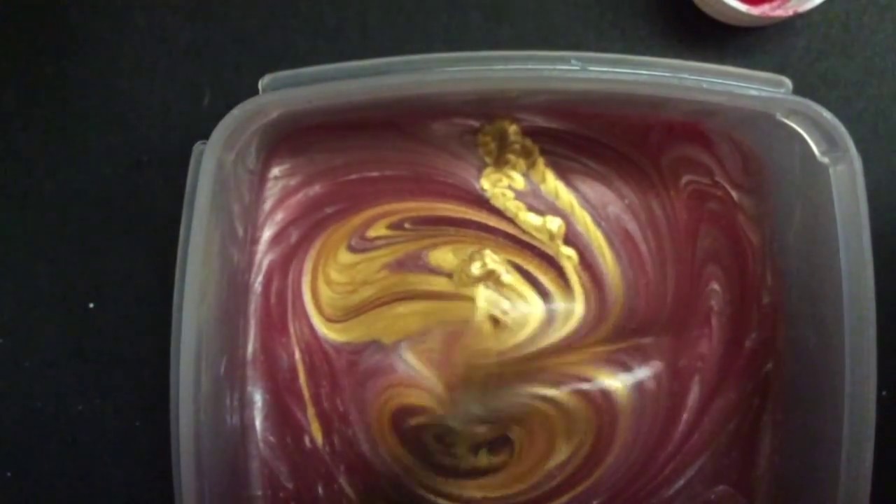 DIY Rose Gold Slime | without pigment,borax | with contact solution ...
