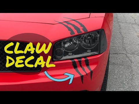 HEADLIGHT CLAW DECAL! // Installation & Where to Buy