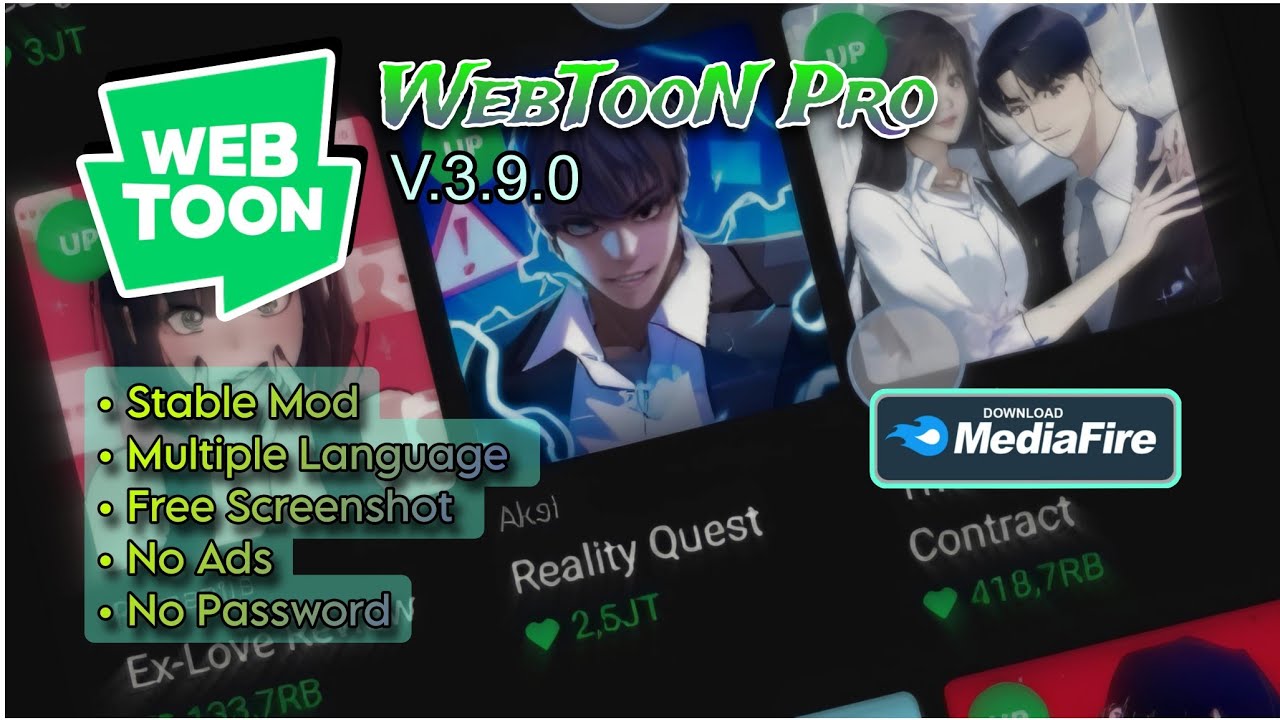 NEW UPDATE!! | DOWNLOAD WEBTOON PRO 2025!! - YouTube