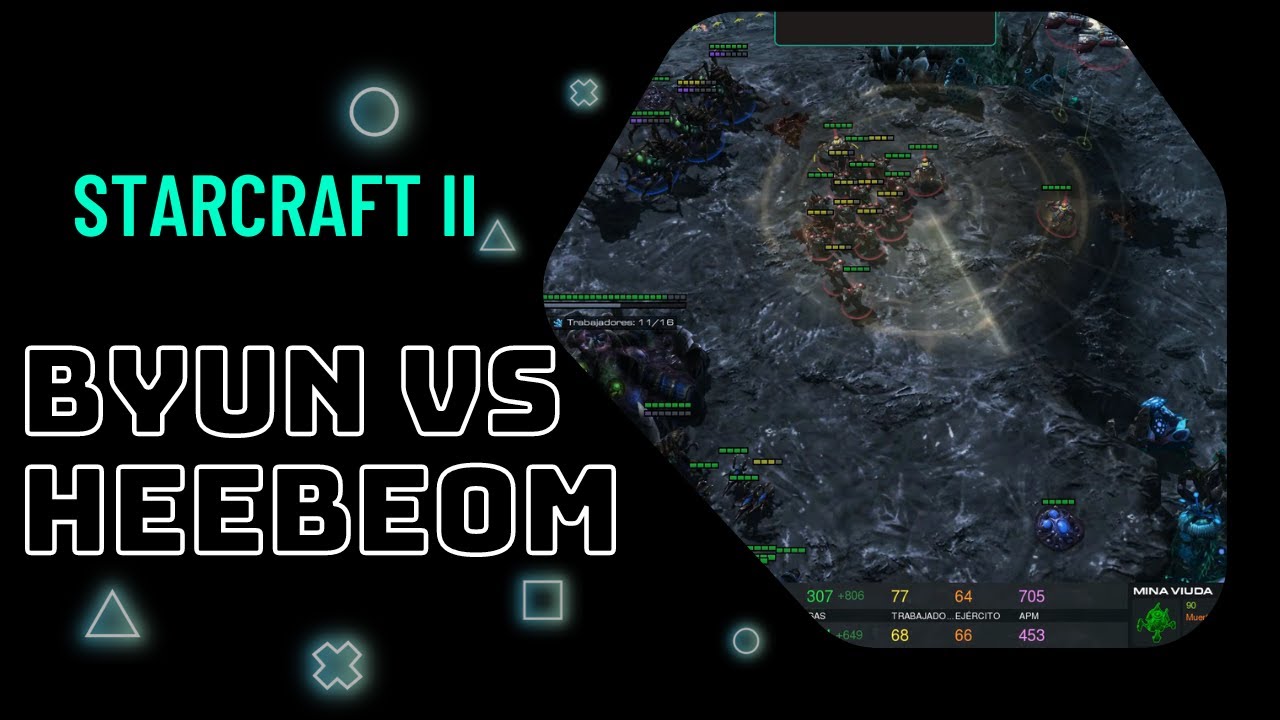 Starcraft II ByuN VS heebeom - YouTube