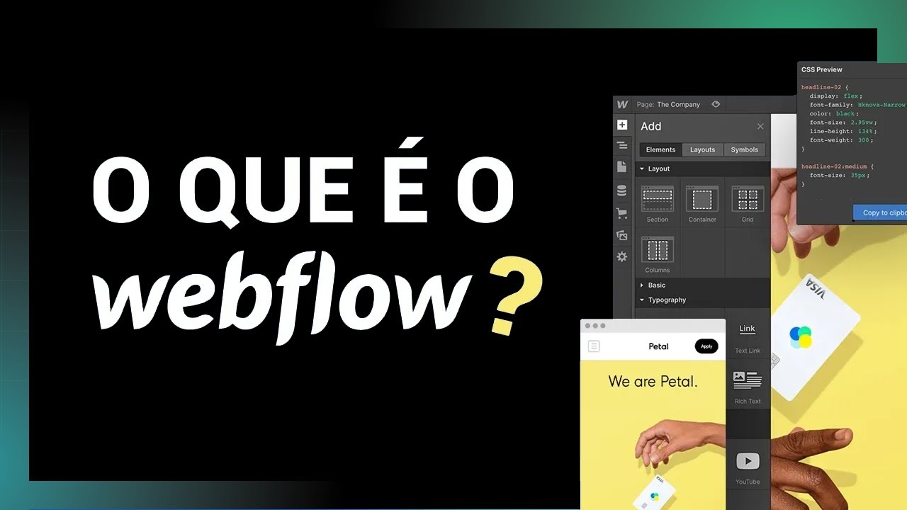 O que é e para quem é o Webflow? - YouTube