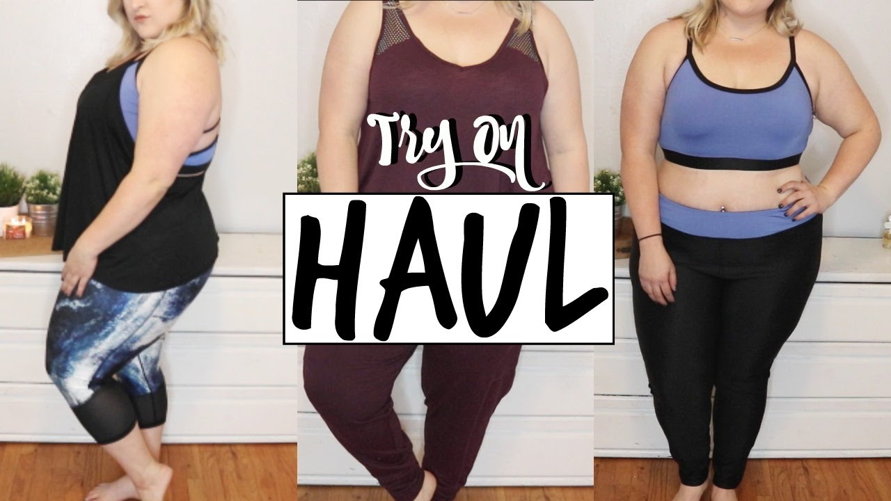 Plus Size Workout Wear & Lingerie Haul! | Try On - YouTube
