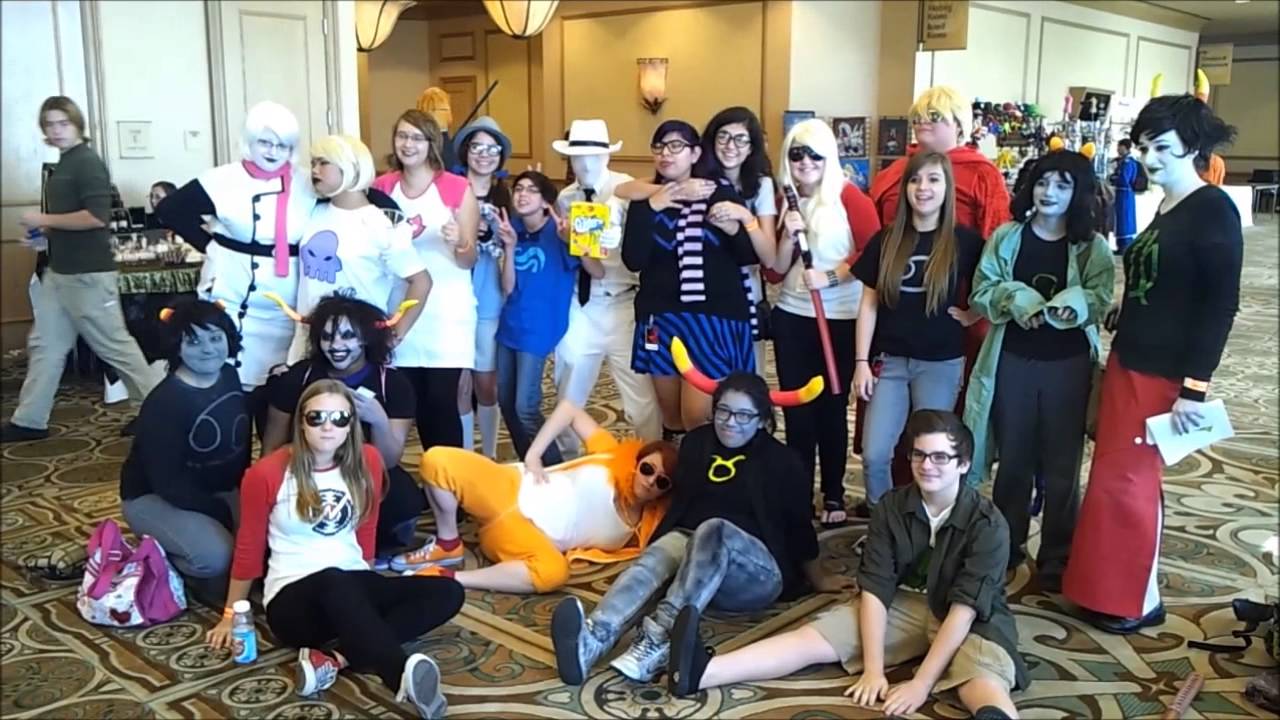 OniCon 2012 Galveston, TX - Hanging out with Homestuck cosplayers - YouTube