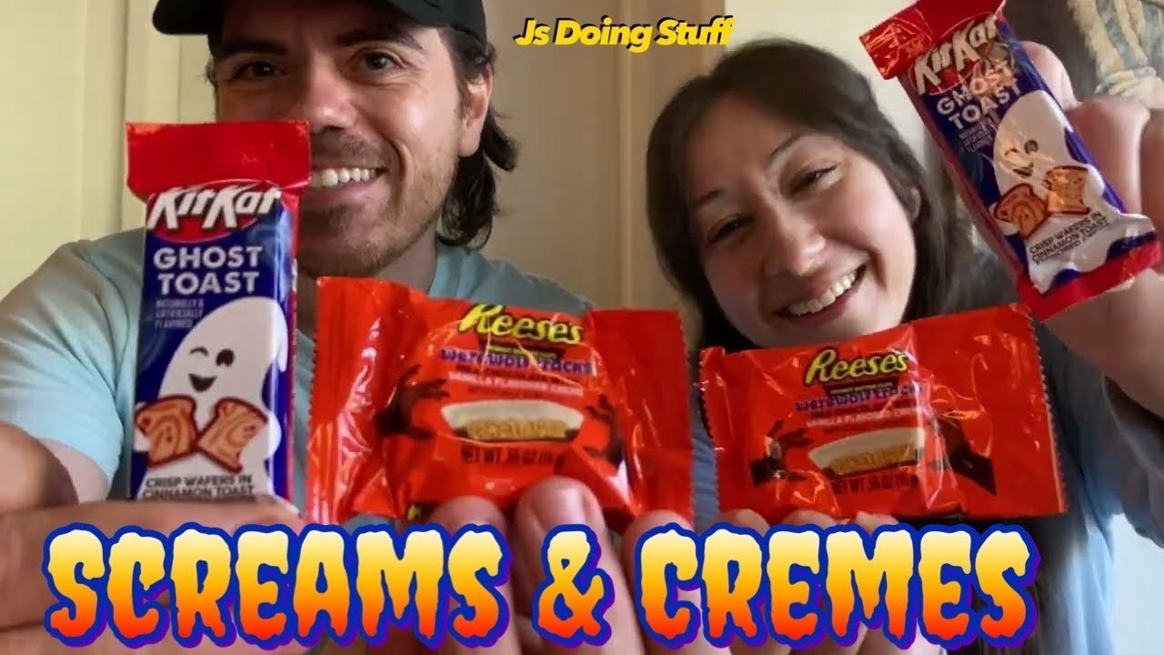Ghost Toast Kit Kat & Reese’s Werewolf Tracks - YouTube
