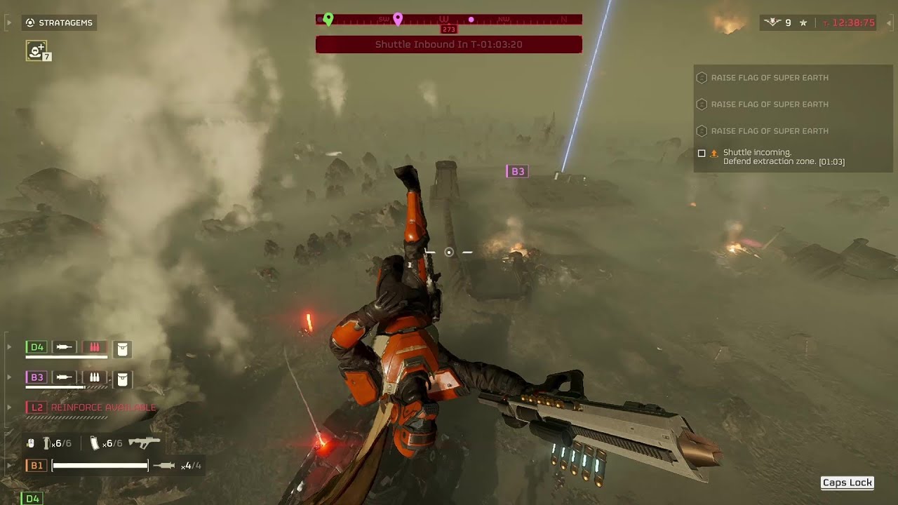 Running from the bots like how I run from my problems | Helldivers II ...