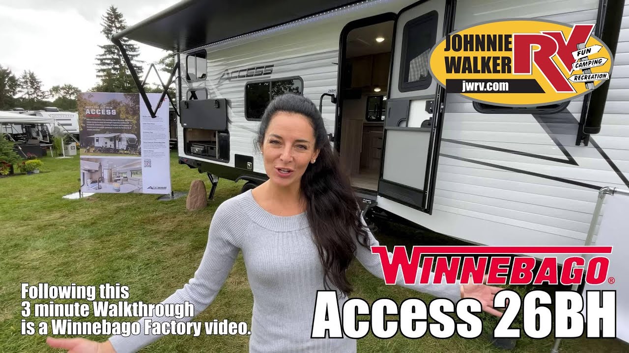 Winnebago Industries Towables-Access-26BH - by Johnnie Walker RV of Las Vegas, Nevada - YouTube