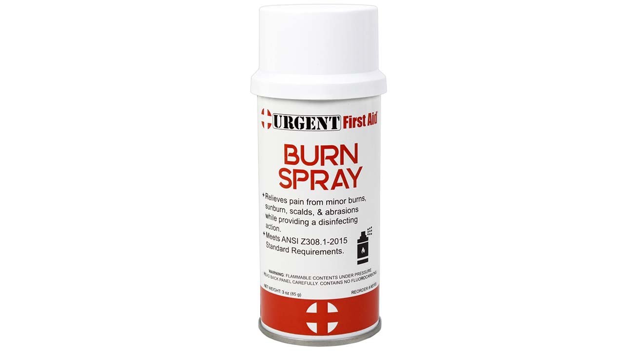 Burn Spray, 3 oz. Aerosol - 1 Each, Urgent First Aid, AS103 - YouTube