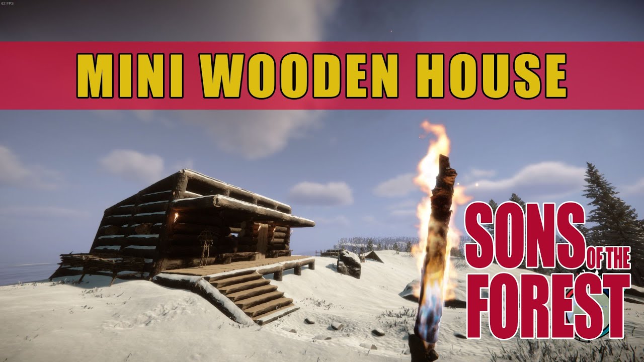 How To Build Mini Wooden House - Sons Of The Forest | Deri Milk - YouTube