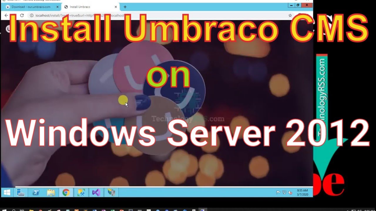 How To Install Umbraco Cms 8 On Windows Server 2012 Youtube