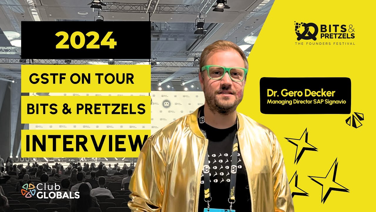 Interview with Dr. Gero Decker at Bits & Pretzels 2024 | SAP Signavio Insights | Club GLOBALS ...