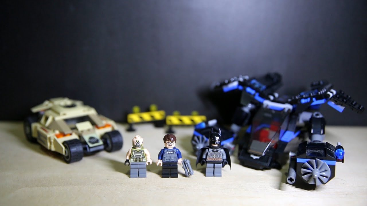 Lego 76001 DC SuperHeroes The Bat vs Bane Tumbler Chase Review - YouTube