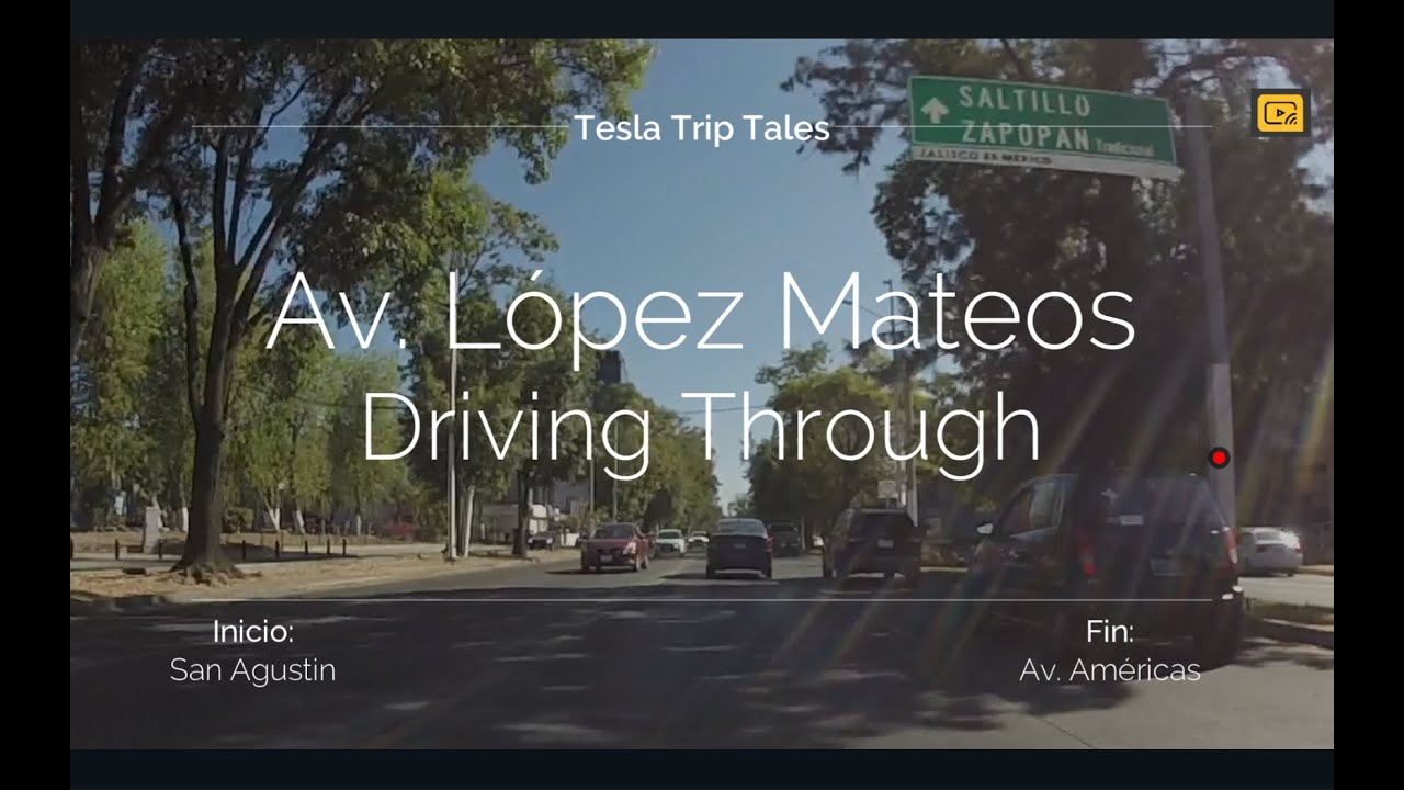 Avenida López Mateos Driving Tour: Discover Guadalajara - YouTube