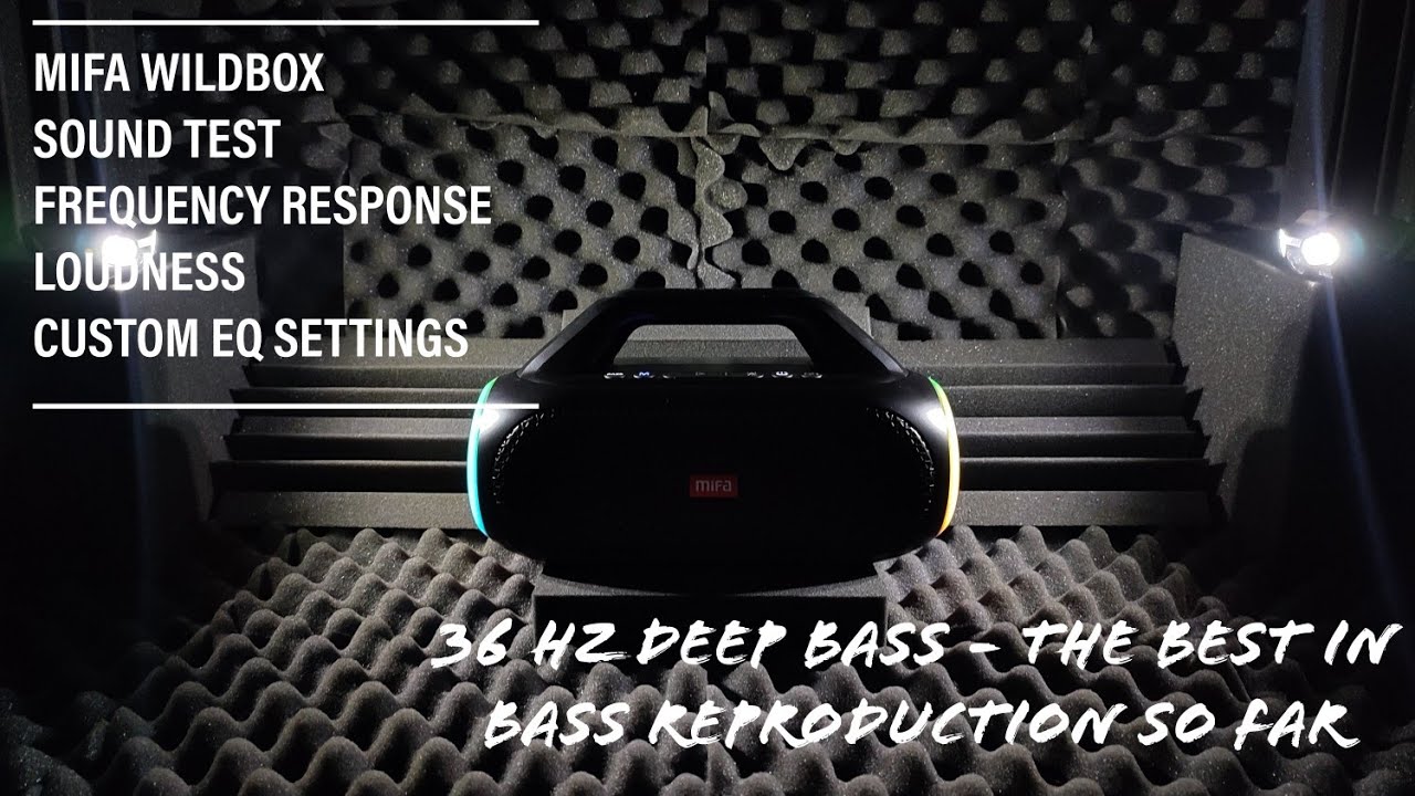 Mifa Wildbox Bluetooth Speaker Sound Test + EQ Settings - YouTube