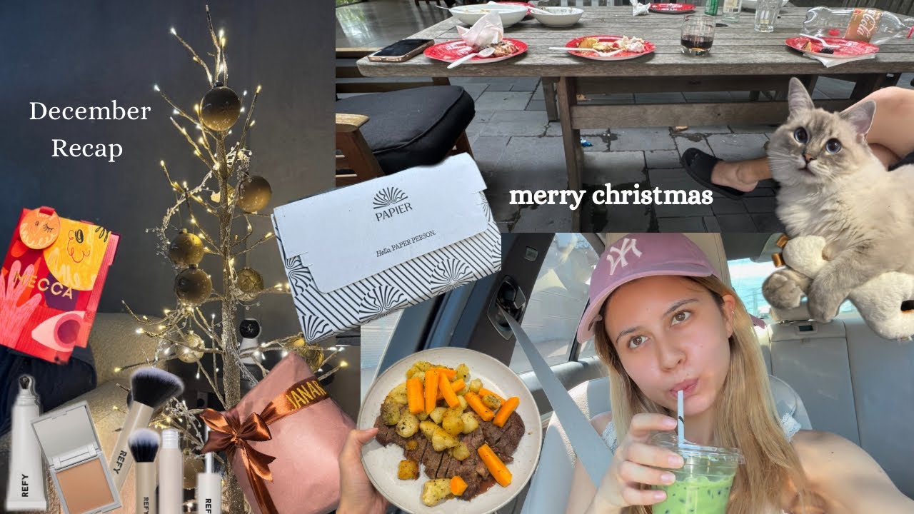 my december recap : merry christmas - YouTube