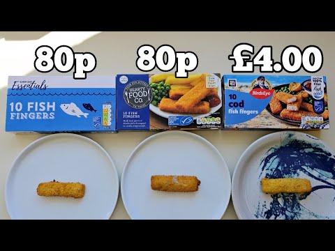 SUPERMARKET PRICE RIP OFF! Fish Finger Review - YouTube
