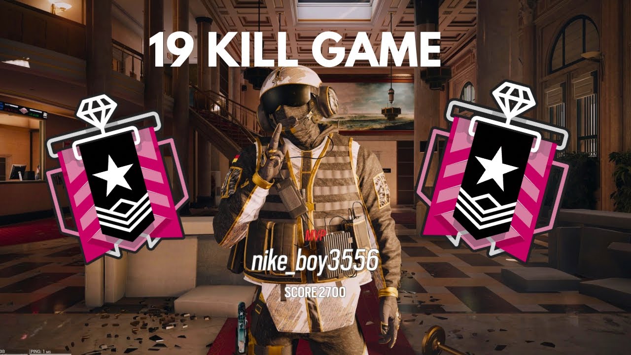 DROPPING 19 KILLS TO WIN AND GET MVP FOR 30 MAN BOGO DRAFT- Rainbow Six ...