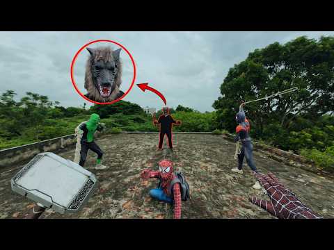 Team Spider-Man Hunts Down Werewolf Inside an Abandoned Hunting Lodge ( Action POV )
