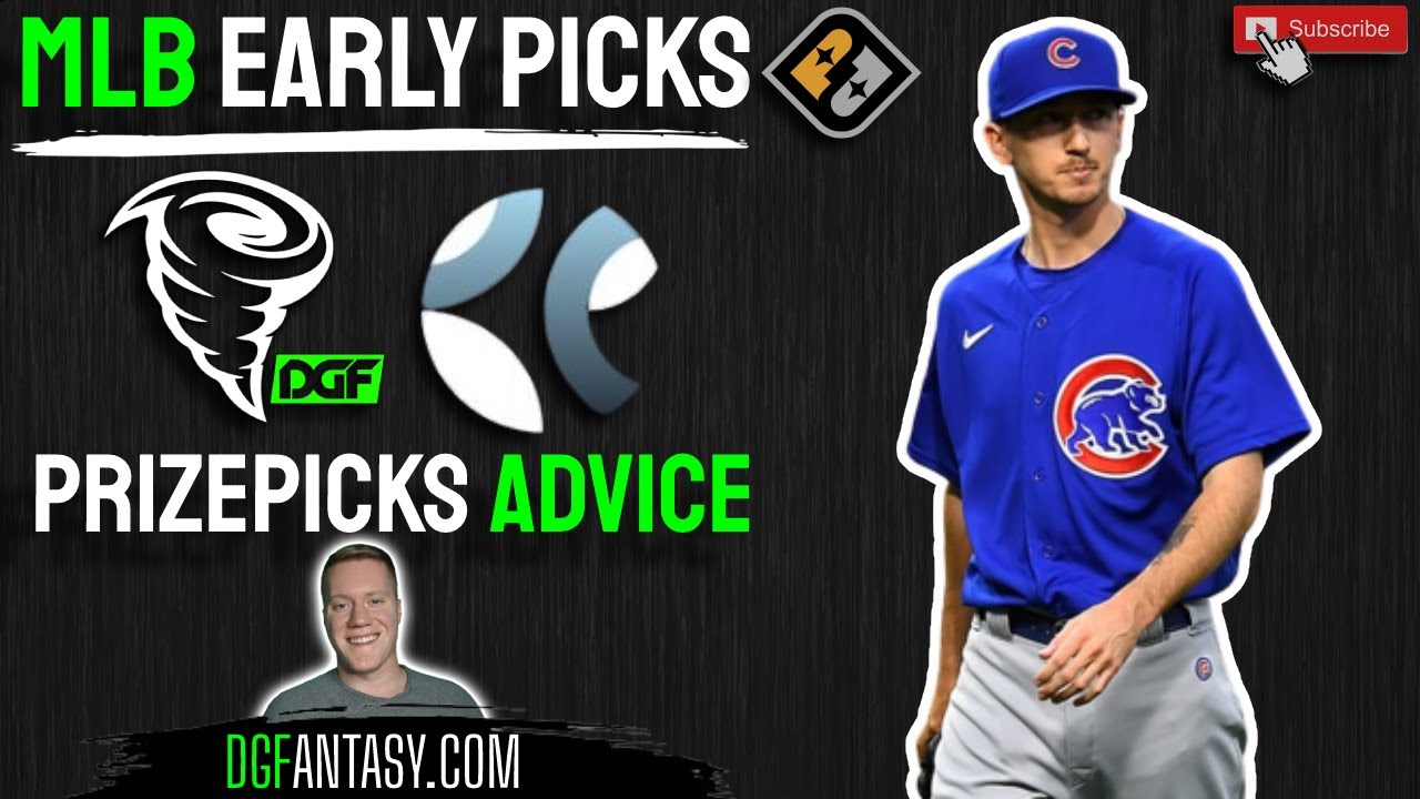 PRIZEPICKS MLB EARLY TOP 5 PICKS W/ ODDSJAM | 8/23 | MLB PRIZEPICKS ...