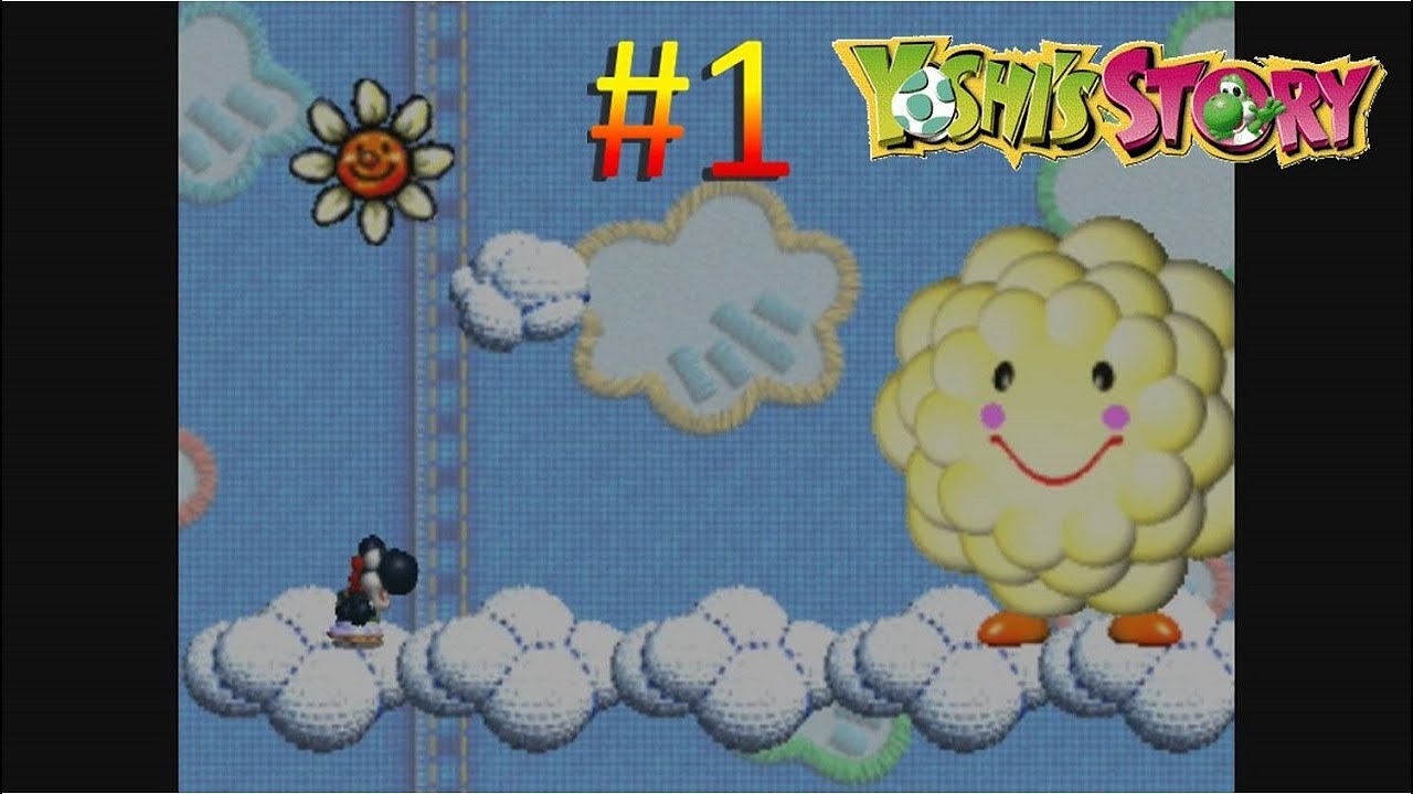 Yoshi's Story - Cloud N. Candy Boss Fight - YouTube