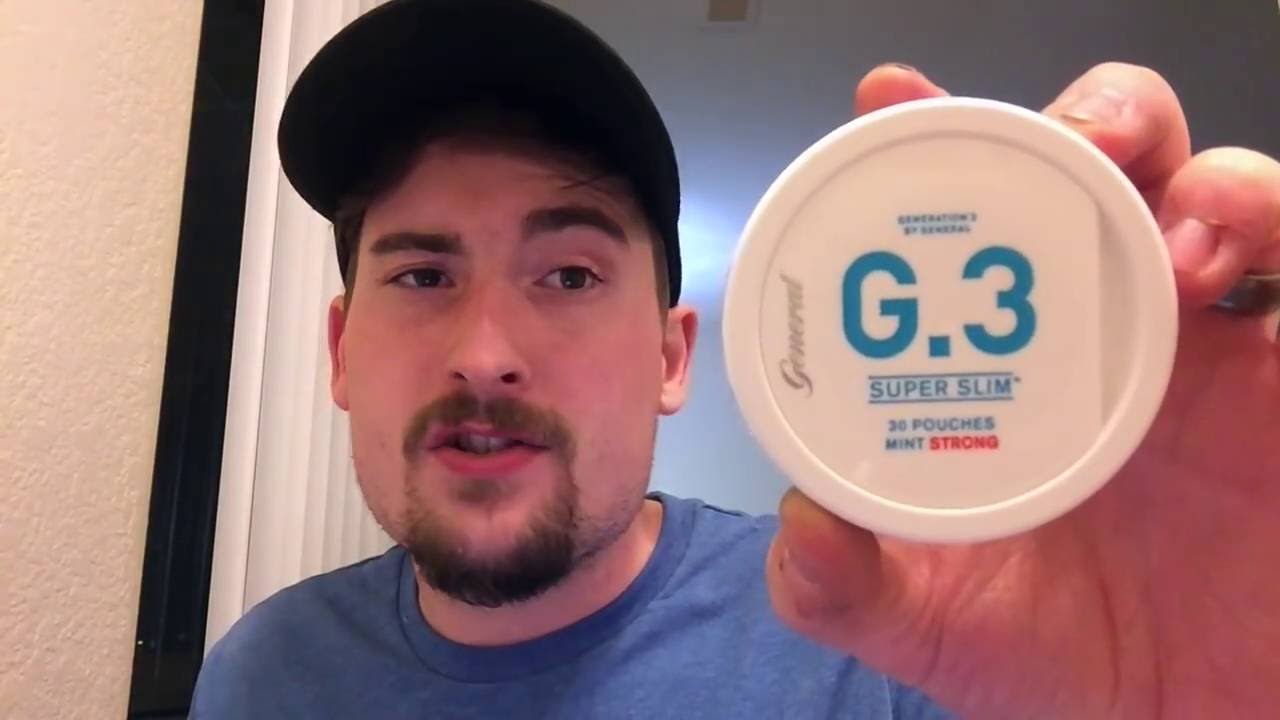 SnusCENTRAL General G3 Super Slim Mint Strong Snus Review - YouTube