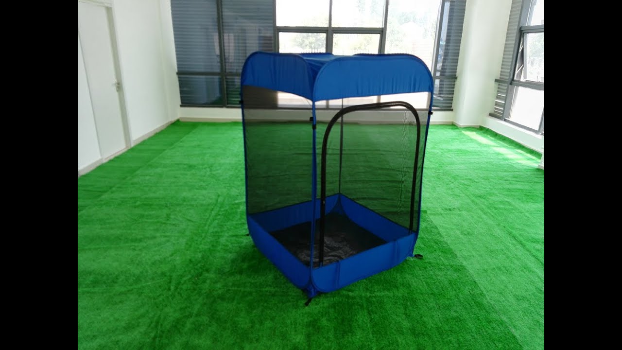 how to fold the pop up net - YouTube