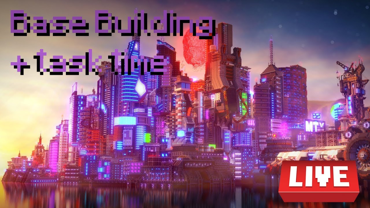 Building Base + Talking to chat Minecraft | Origin Realms - YouTube