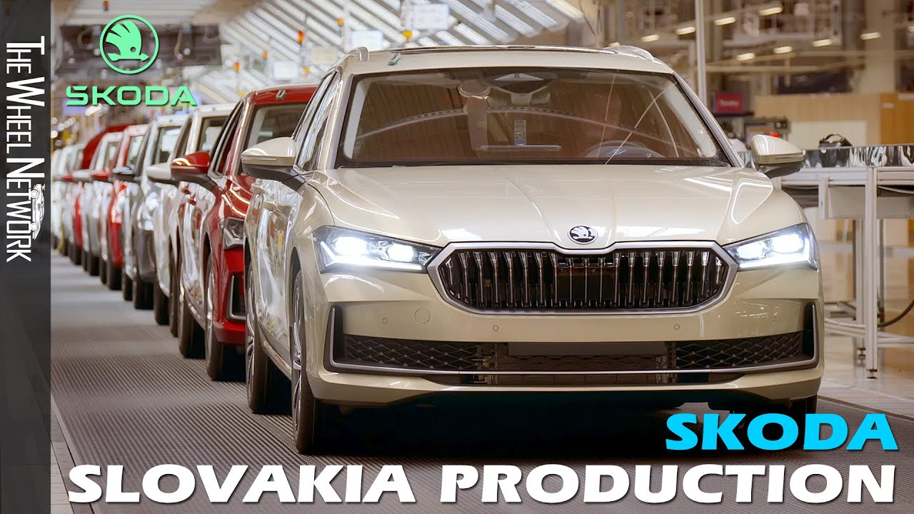 Skoda Superb Production in Slovakia - YouTube
