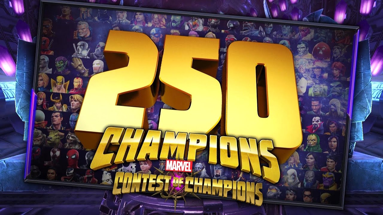 Marvel Contest of Champions Celebrates 250 Characters - YouTube