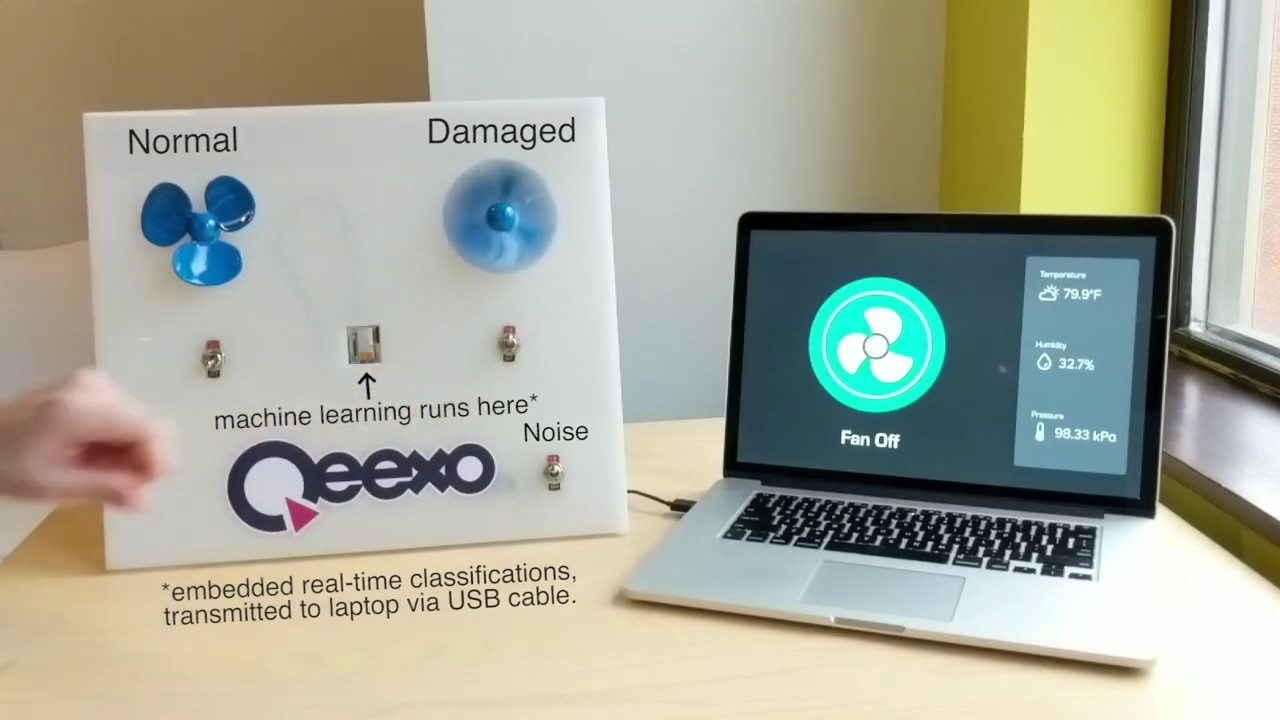 Qeexo Predictive Maintenance Demo - YouTube