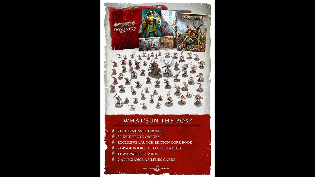 Age of Sigmar Dominion Box and Battalion Boxes - YouTube