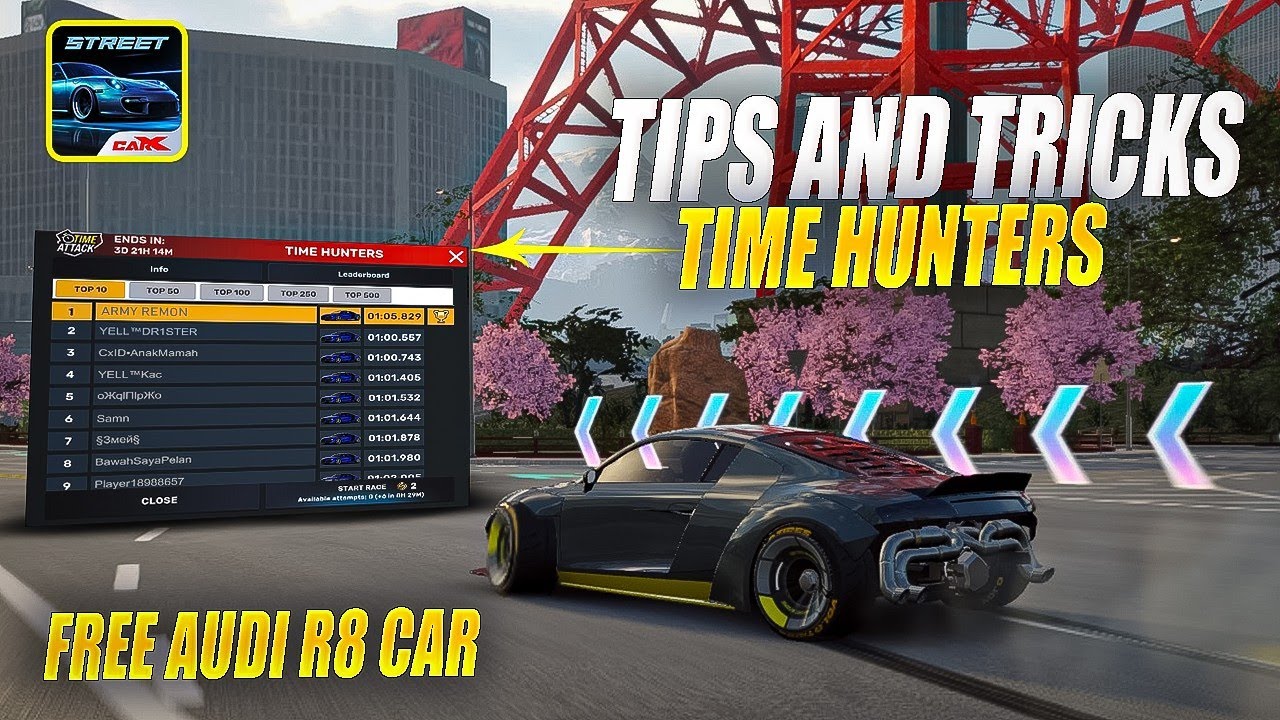 Audi R8 Time Attack CarX Street | Time attack top 10 in Carx street ...