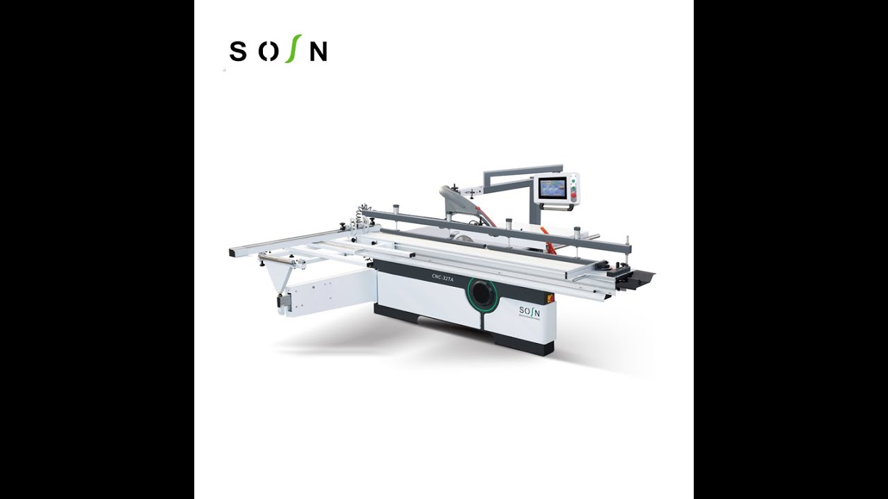 New appearance CNC panel saw working video from SOSN - YouTube