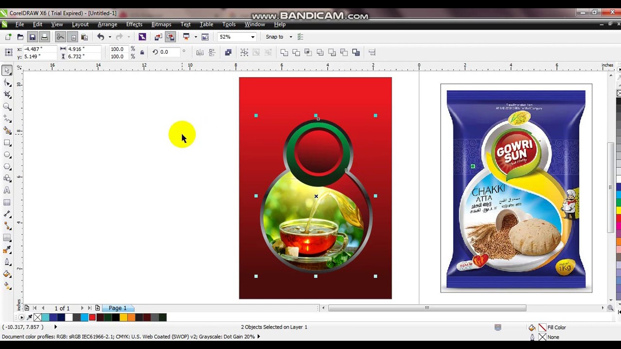 Practice Time . Student's Design / CorelDraw Tutorial - YouTube