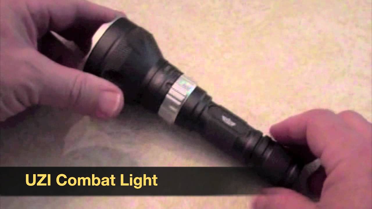 UZI Combat Light Flashlight - YouTube