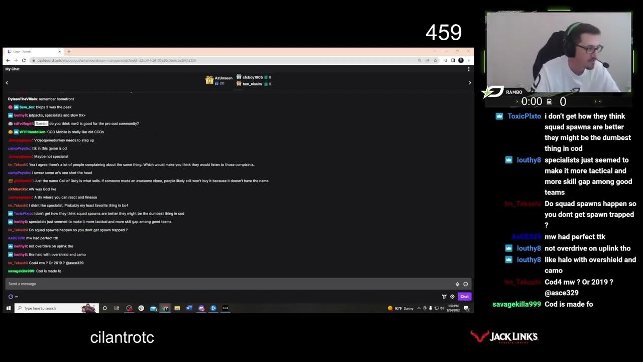 Optic Rambo says TTK is ruining MW2 - YouTube