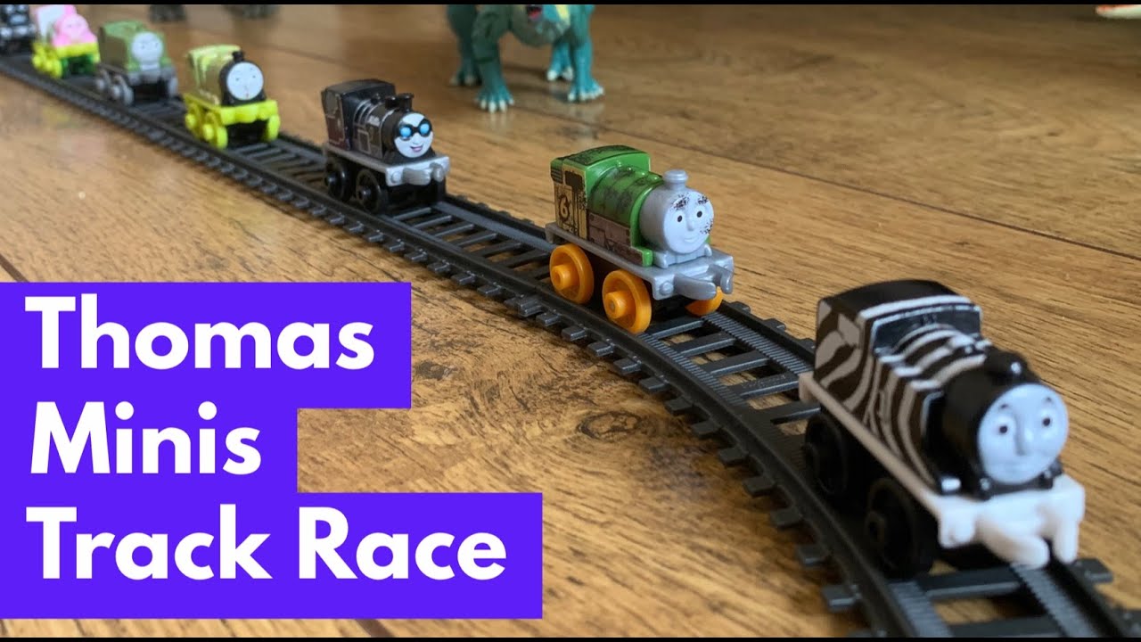 Thomas Minis Racing Track - Train Dash Competition - YouTube