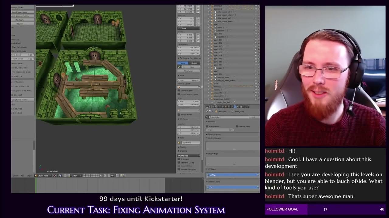 HarleQuest! Dev Stream: Fixing Animation Bugs - YouTube
