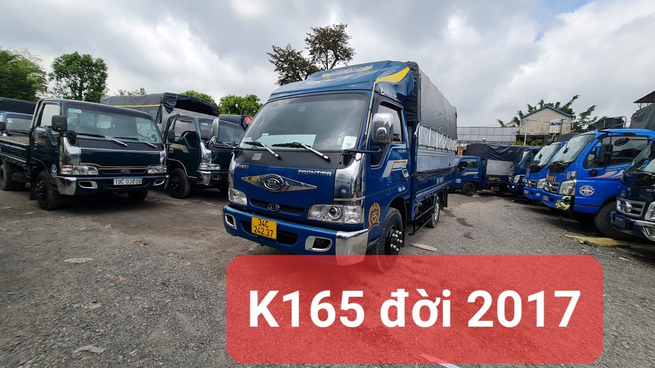 28.08.2022: Review xe tải cũ KIA K165 đời 2017 độ đèn bi , cam hành ...