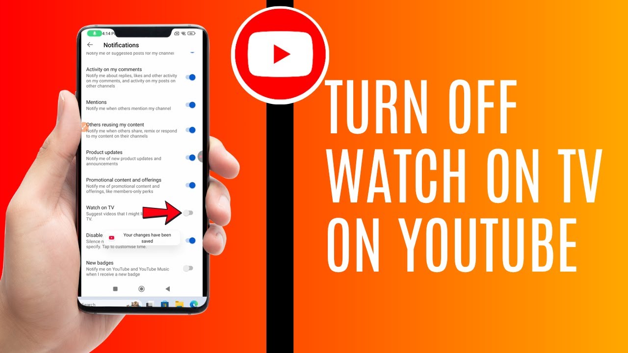 Turn Off WATCH On TV, On YOUTUBE - YouTube