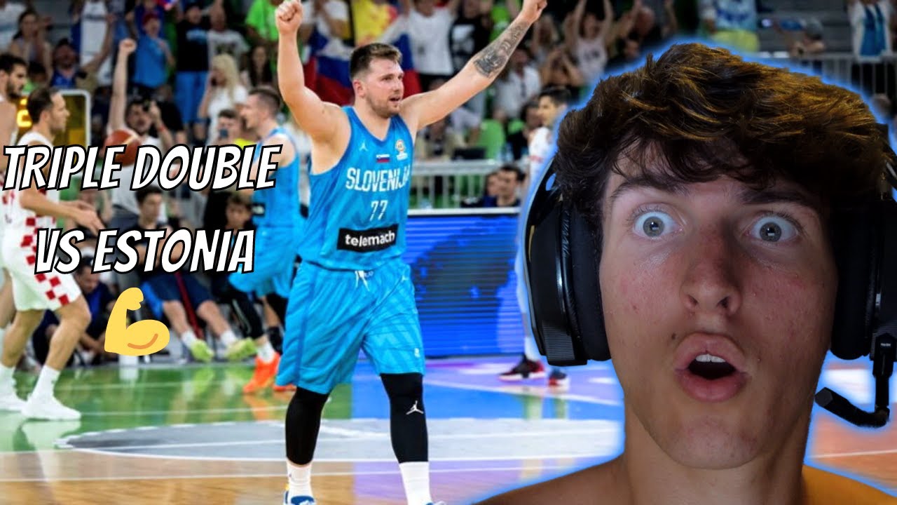 LUKA DONCIC DUNKS ALL OVER ESTONIA! FIBA World Cup - YouTube
