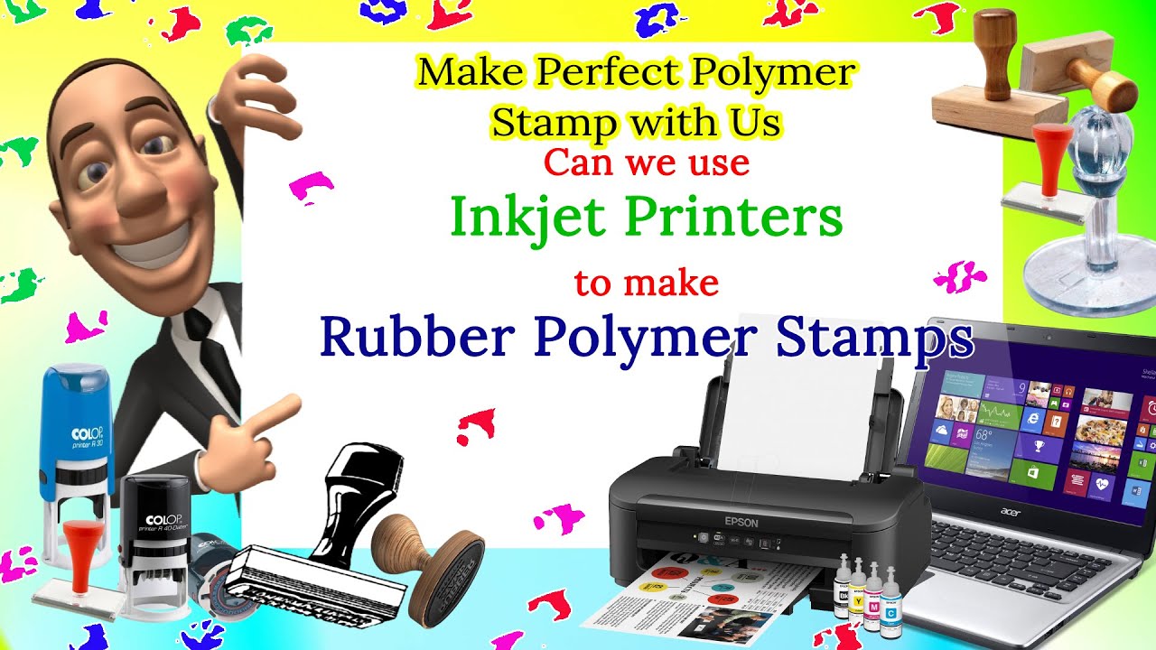 Polymer Stamp Making using Inkjet Printer - YouTube