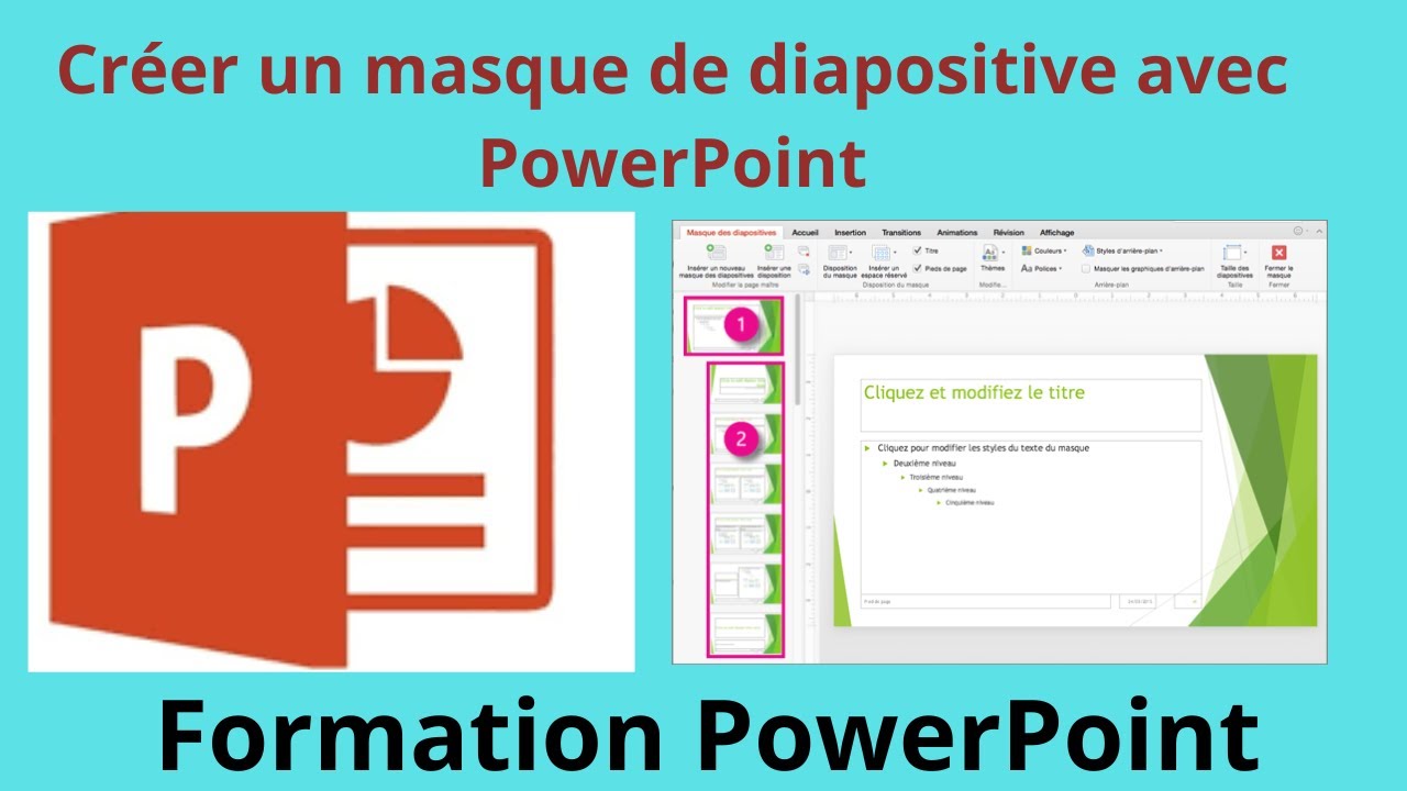 comment créer un masque de diapositive - YouTube