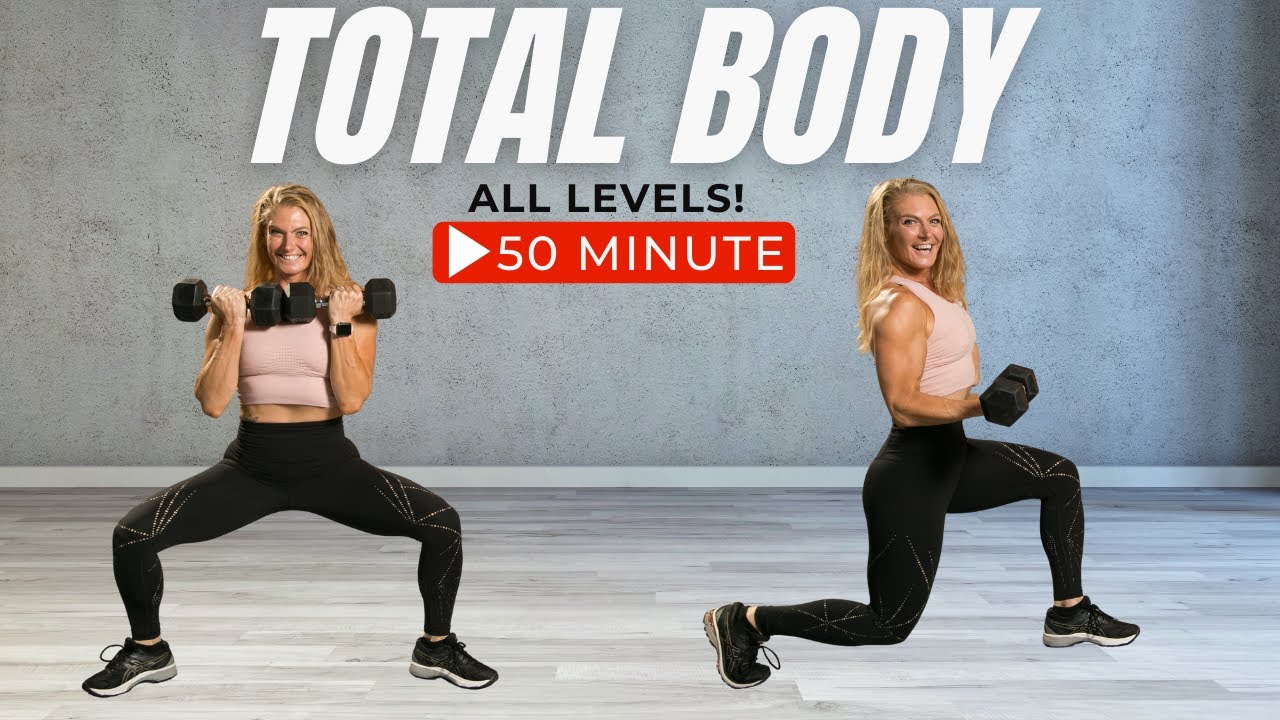 TOTAL BODY WEIGHTS WORKOUT 🔥 HARD and EASY OPTIONS 🔥 ALL LEVEL - YouTube