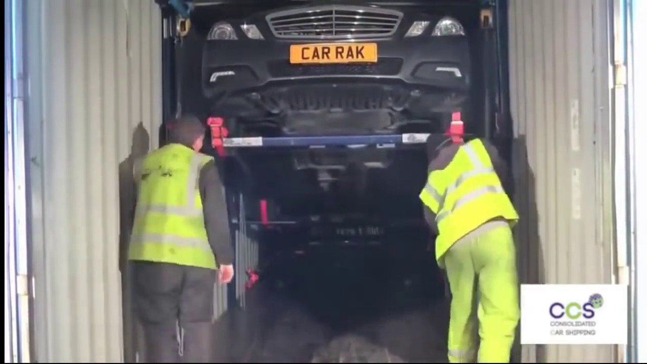 Как перевезти 4 машины в одном контейнере,4 cars in 1 container 4 машин ...
