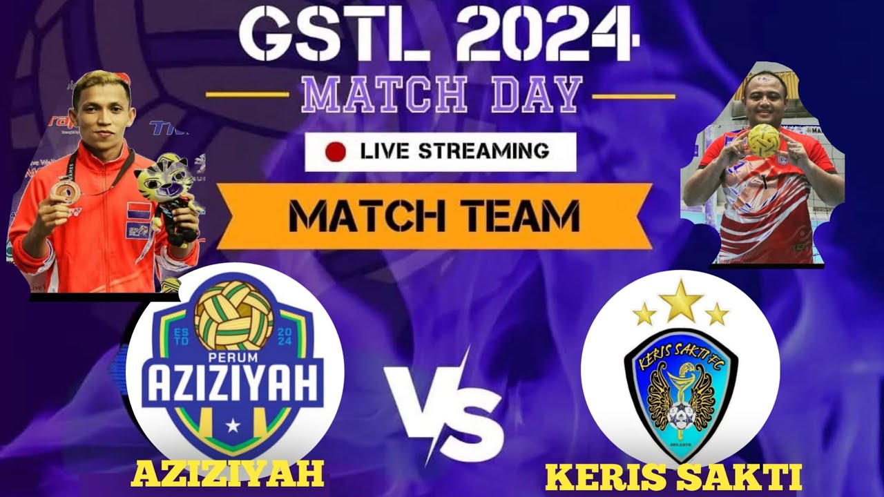 Full Timnas 🟡AZIZIYAH VS KERIS SAKTI⚪GSTL 2024 - YouTube