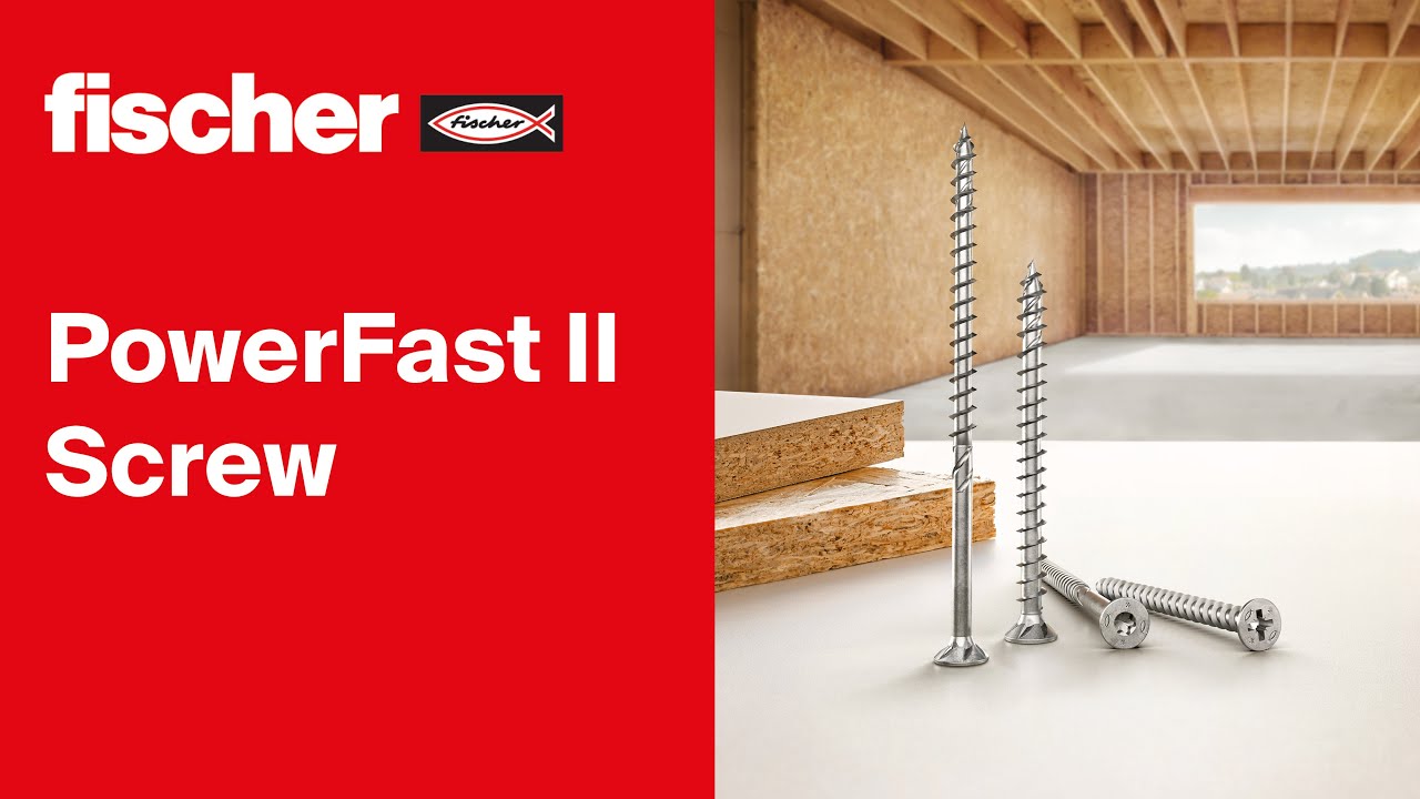 fischer PowerFast II Screw - YouTube
